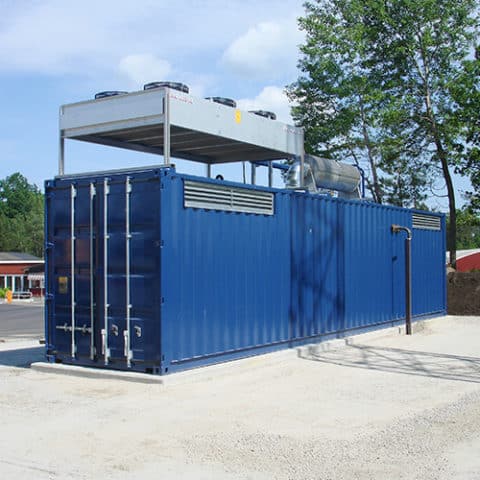 NISSEN energy har container-løsningen til din gasmotor-unit (CHP)